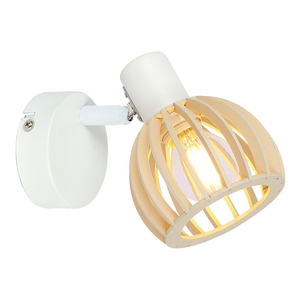 Seinalamp valge-puiduvärvi ø 10 cm Atarri - Candellux Lighting | Bonami